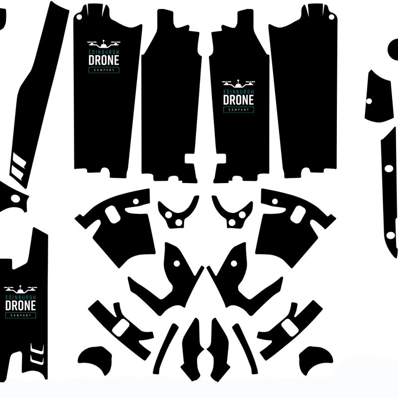 Drone Skins - High visibility Wraps - Edinburgh Drone Company