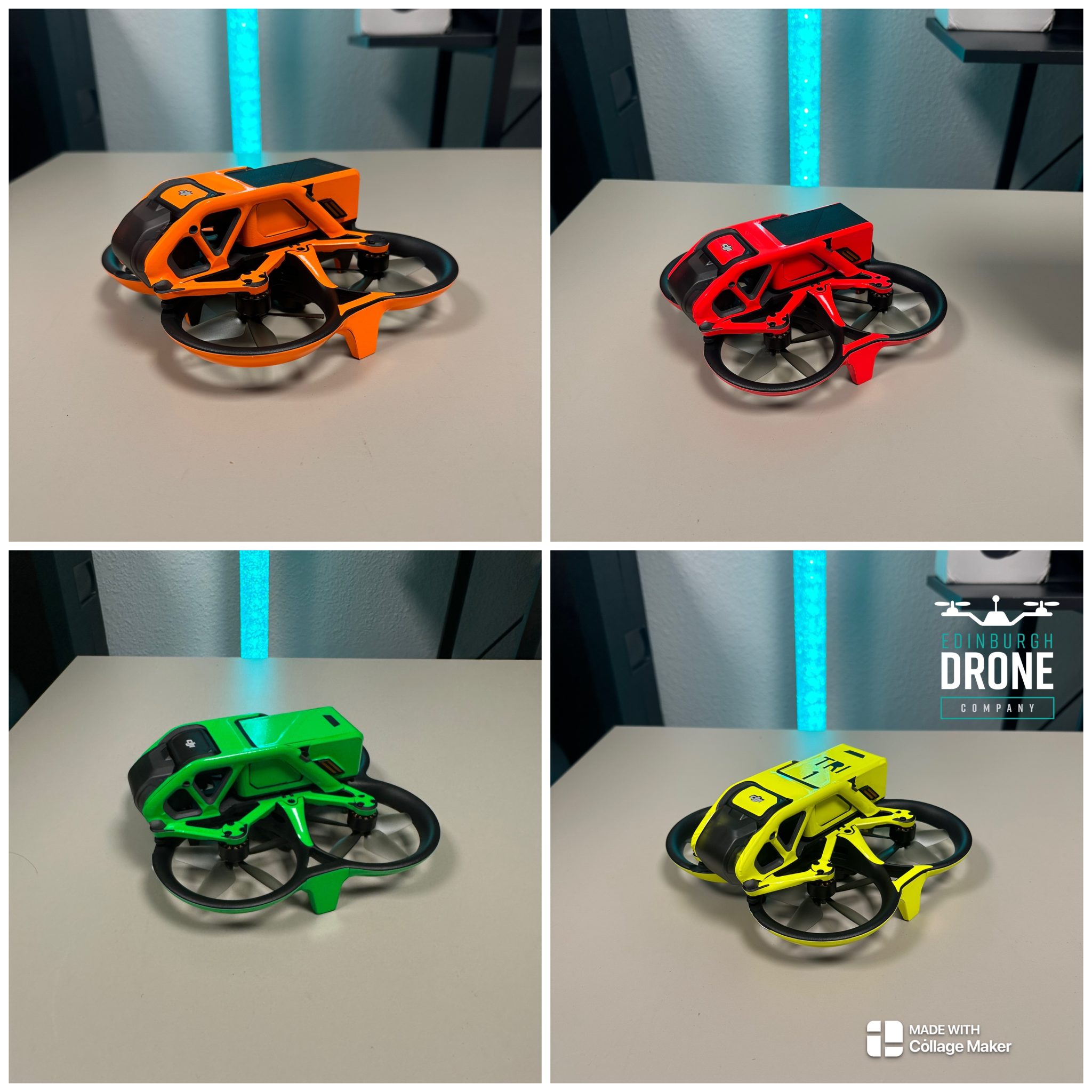 Drone Skins - High visibility Wraps - Edinburgh Drone Company